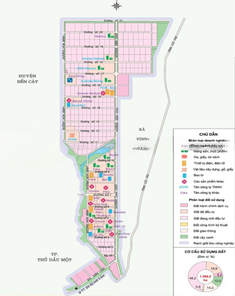 Khu công nghiệp VSIP II-A tỉnh Bình Dương - INDUON